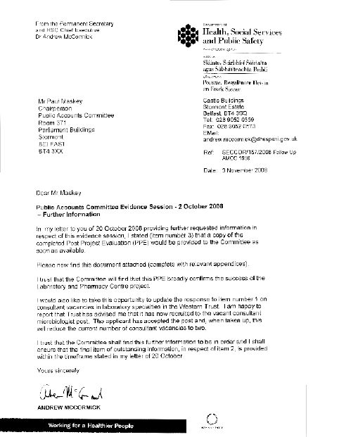 Report on Delivering Pathology Services